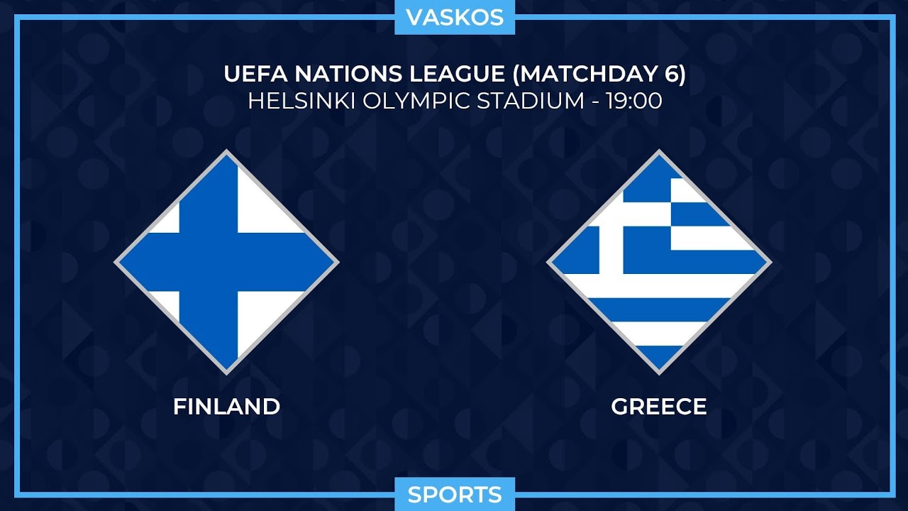 🔴 LIVE | ΦΙΝΛΑΝΔΙΑ - ΕΛΛΑΔΑ | UEFA NATIONS LEAGUE | FINLAND - GREECE ...