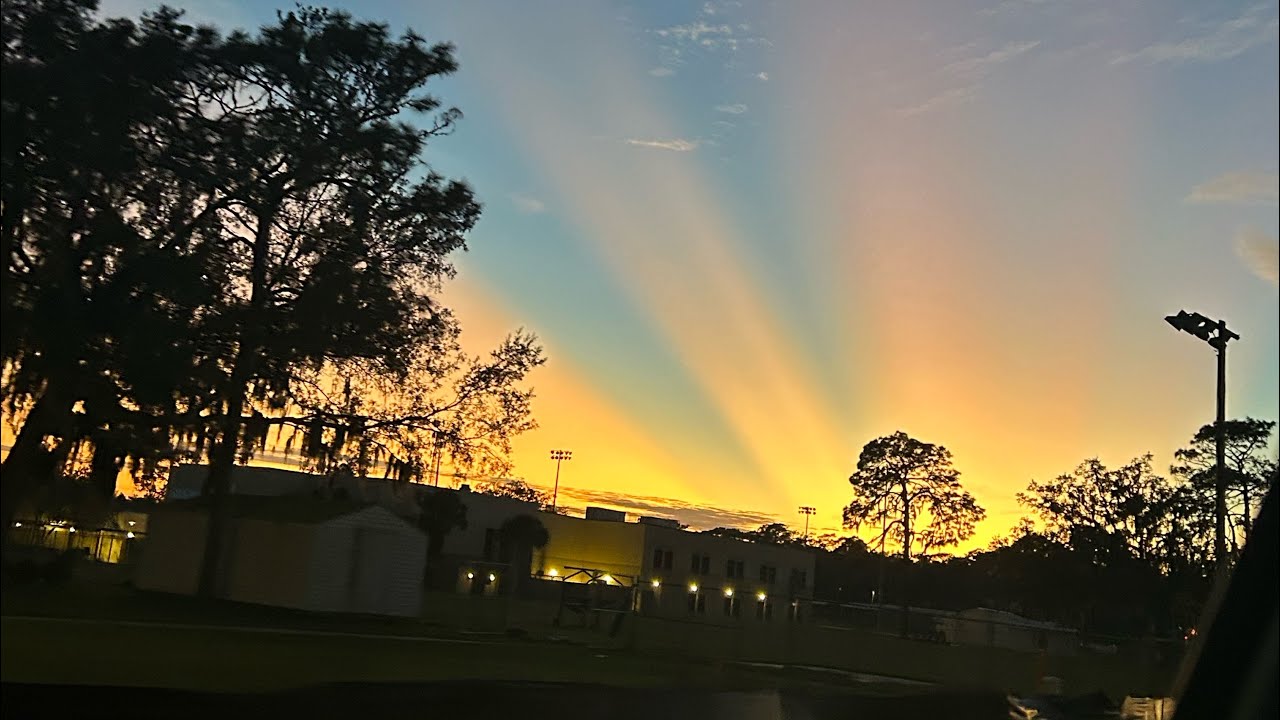 amazing sun rays @Florida, USA - YouTube