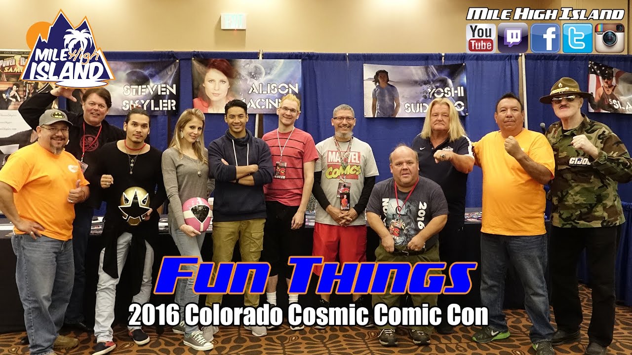 Fun Things: 2016 Colorado Cosmic Comic Con (C4) - YouTube
