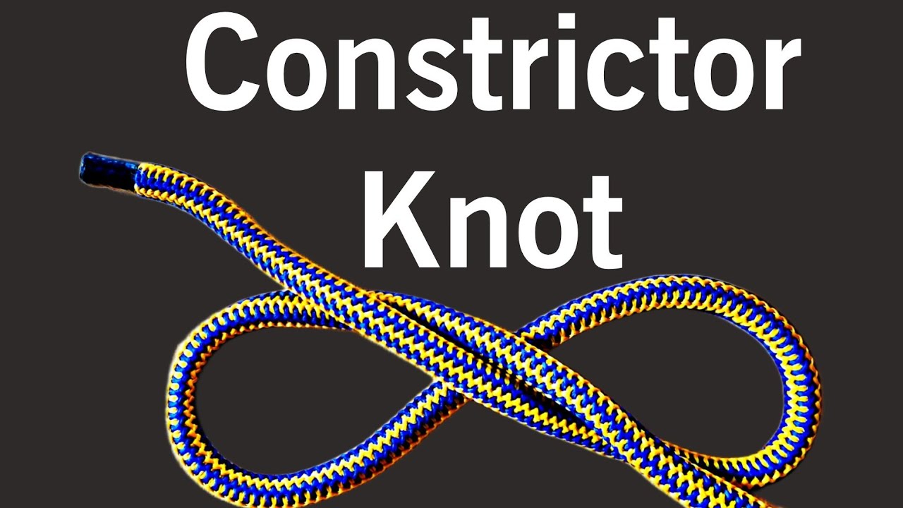 How To Tie Constrictor Knot | Three Ways To Tie Constrictor Knot | MHK ...