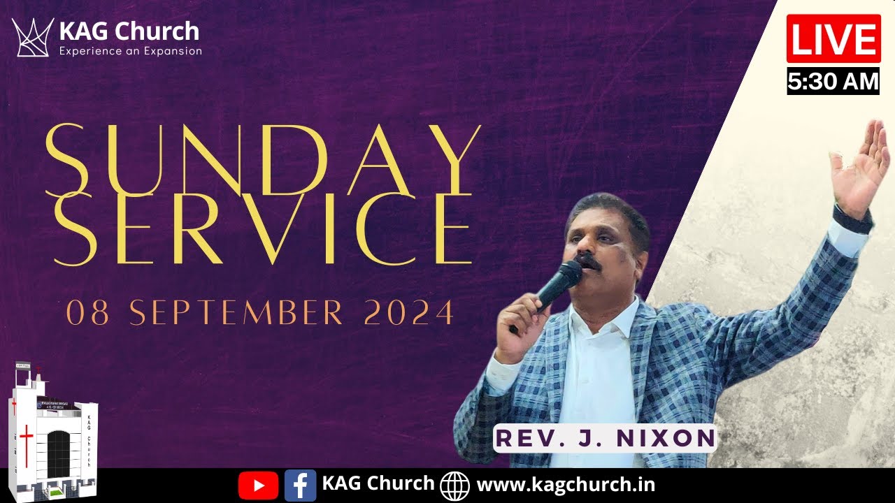[எப்பிராயீமுக்கு] உருக்கமாய் இரங்குவேன் | Sunday Service | 08 Sept 24 ...