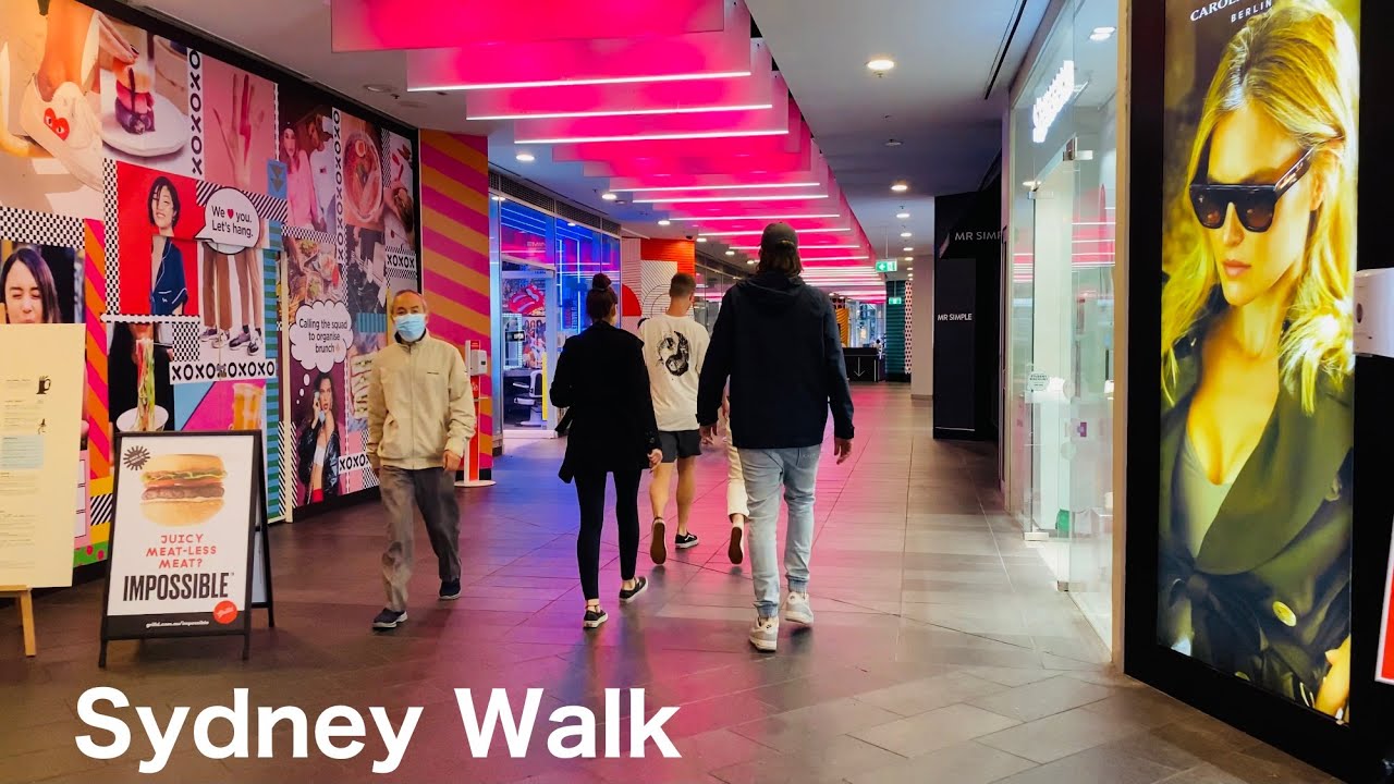 🇦🇺 Sydney Walk: from Central to World Square / Spring November 2021 ...