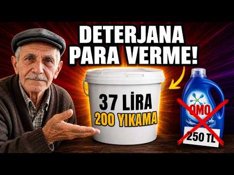 Deterjana Bir Daha Para Vermeyin - ESKİLERİN USULÜYLE 37 Liralık Evde Deterjan Tarifi (200 Yıkama)