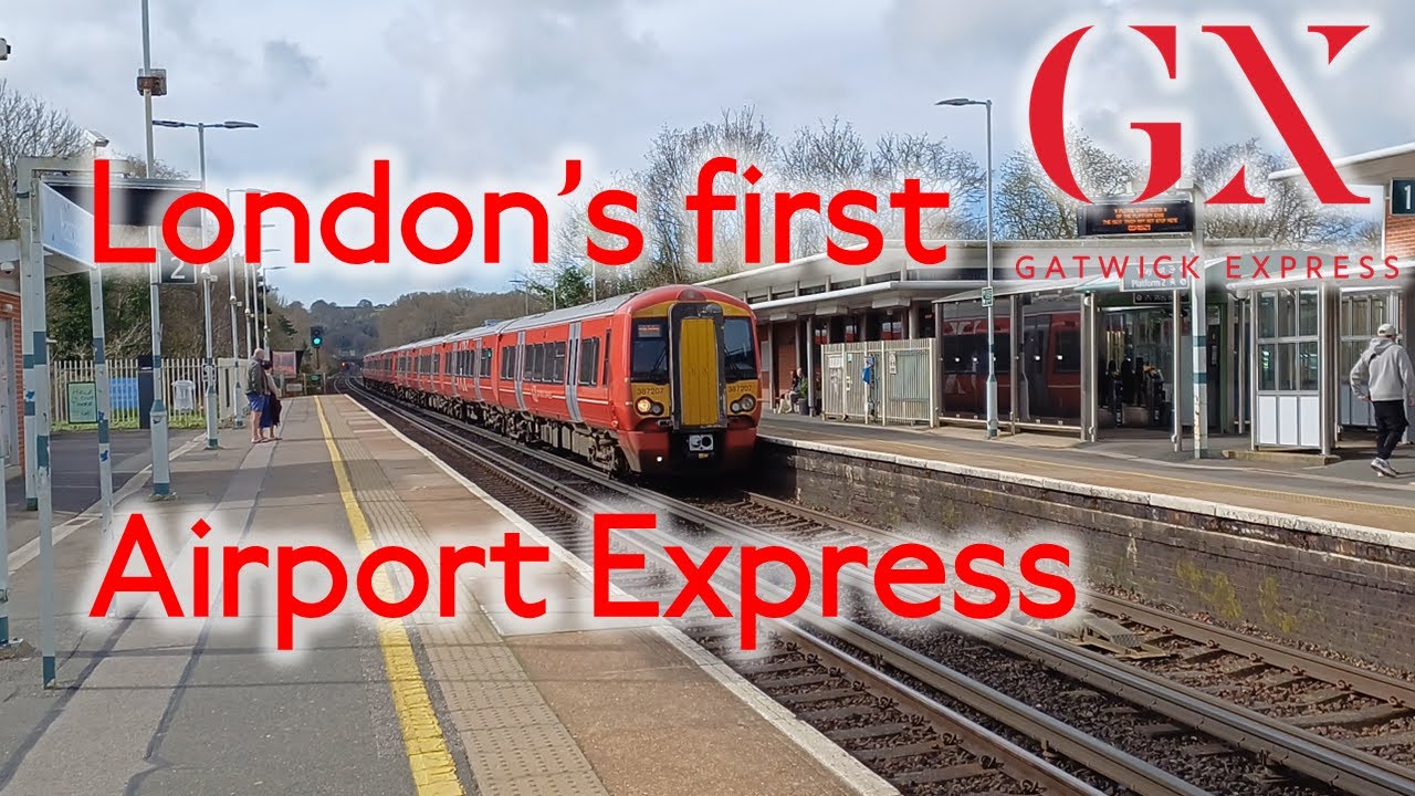 The History of the Gatwick Express Train Service - YouTube