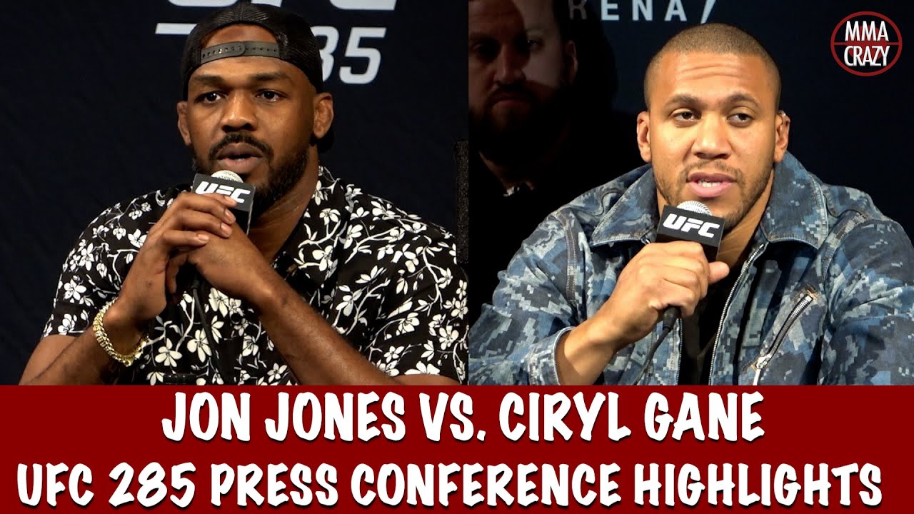 Jon Jones vs. Ciryl Gane Press Conference Highlights UFC 285 - YouTube