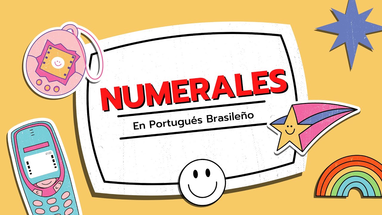 Numerales en Portugués Brasileño | Ordinales- Cardinales- fraccionarios ...