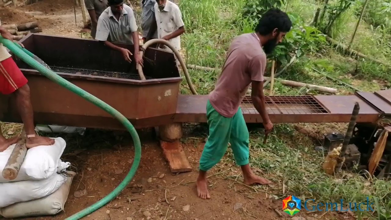 Visit our gem mine see how gem mining in Sri Lanka - YouTube