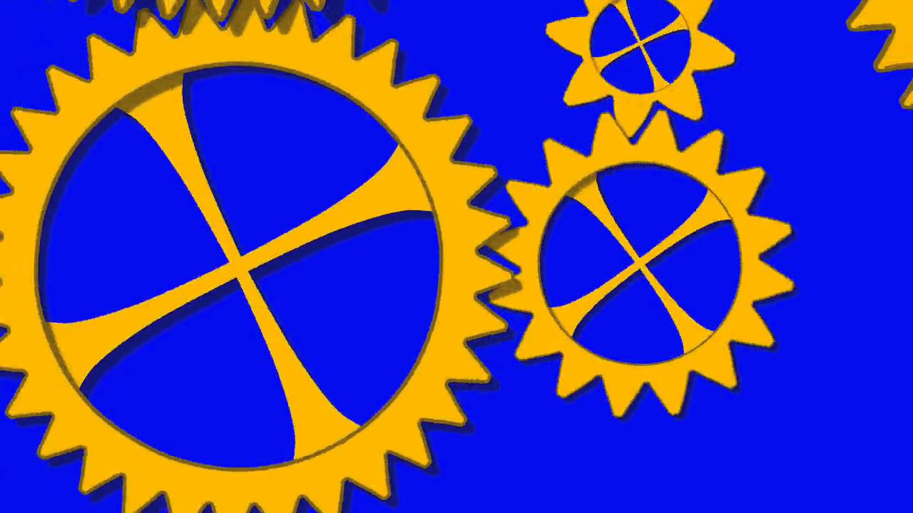 gears done with physics in anime studio 7 pro - YouTube