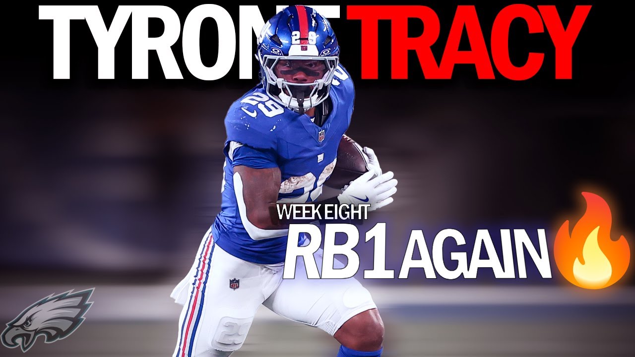 Tyrone Tracy vs Eagles Highlights — He’s Back at RB1 | Week 8 NFL 2025 ...