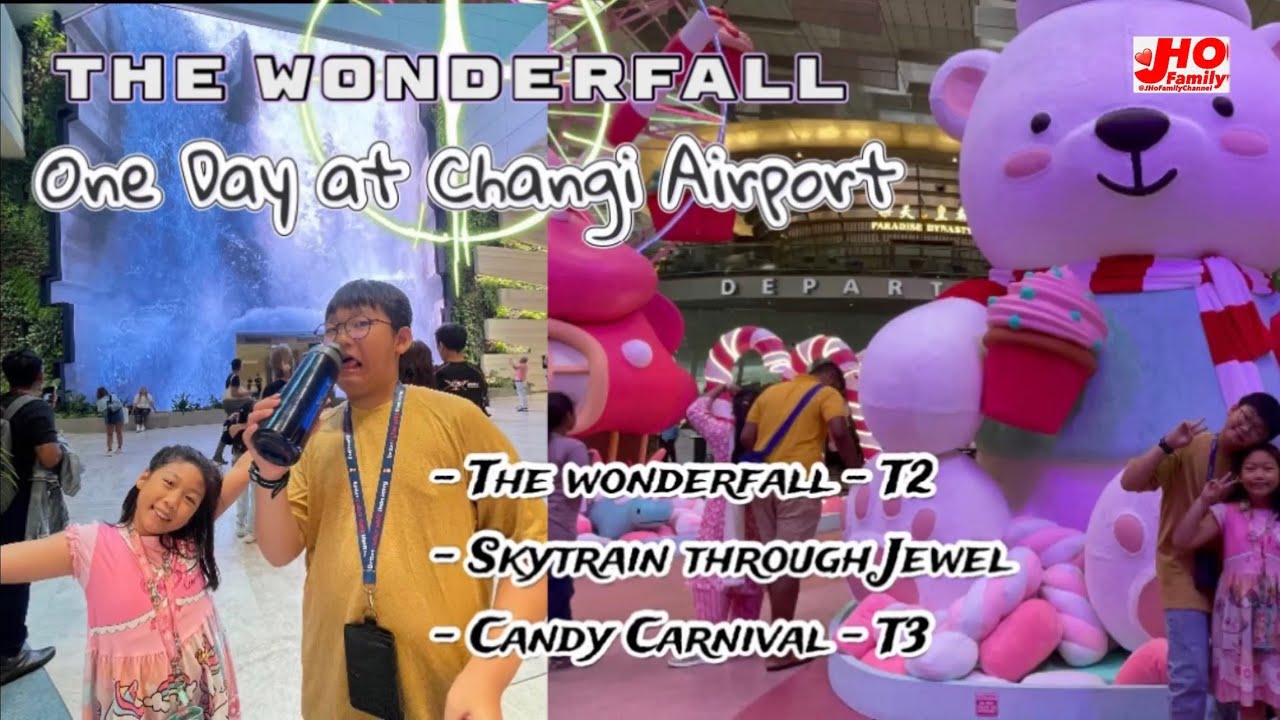 The Wonderfall, Skytrain Through Jewel, Changi Airport Tour - JHO DIARY ...