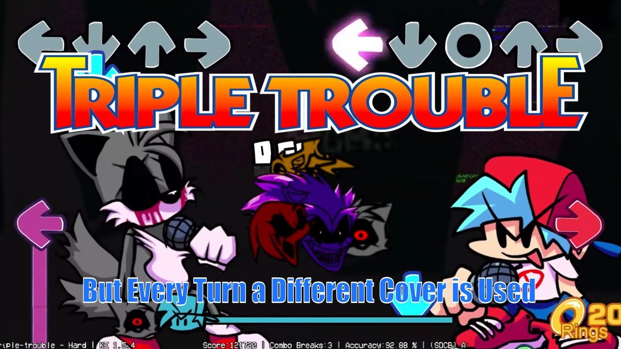 Triple Trouble, But Every Turn a Different Cover is Used - YouTube