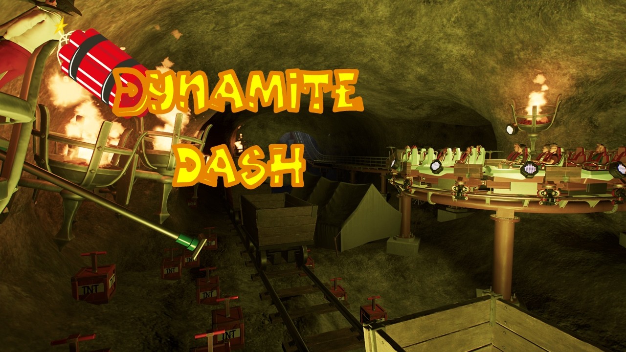 Dynamite Dash Vekoma MK1101 Launch Coaster Speedbuild and POV - YouTube