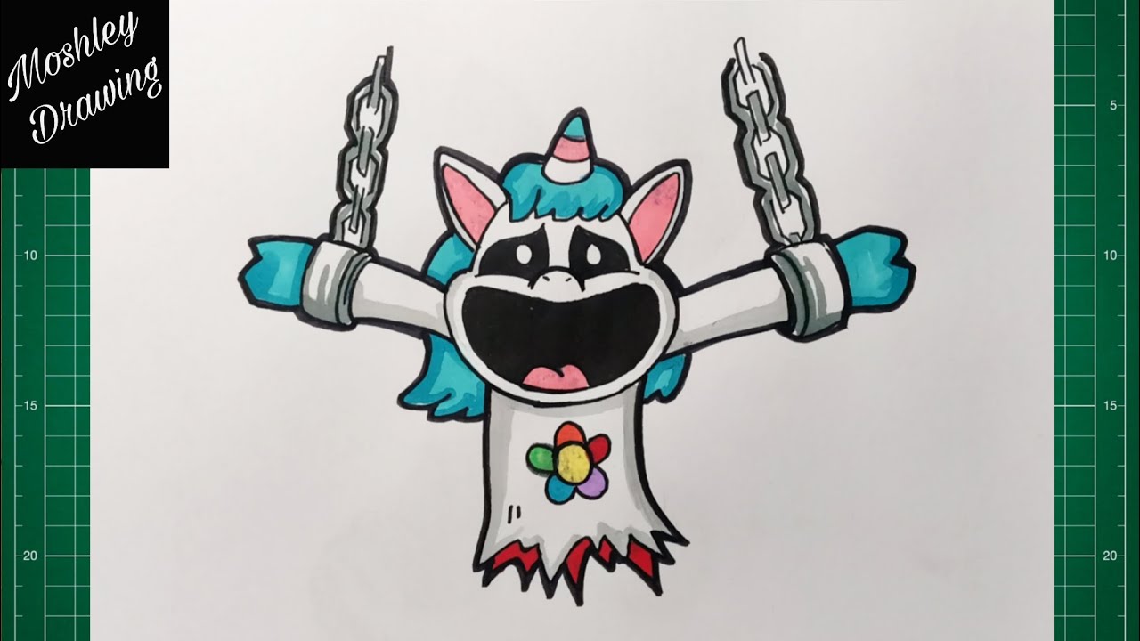 How to Draw Death Craftycorn from Poppy Playtime - YouTube
