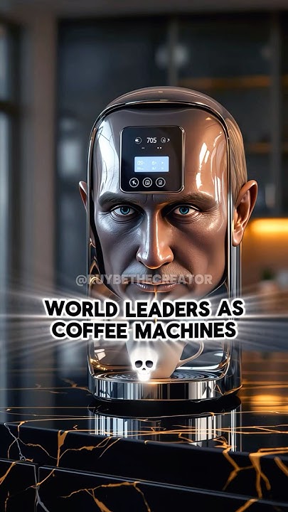 WORLD LEADERS REIMAGINED AS COFFEE MACHINES - YouTube