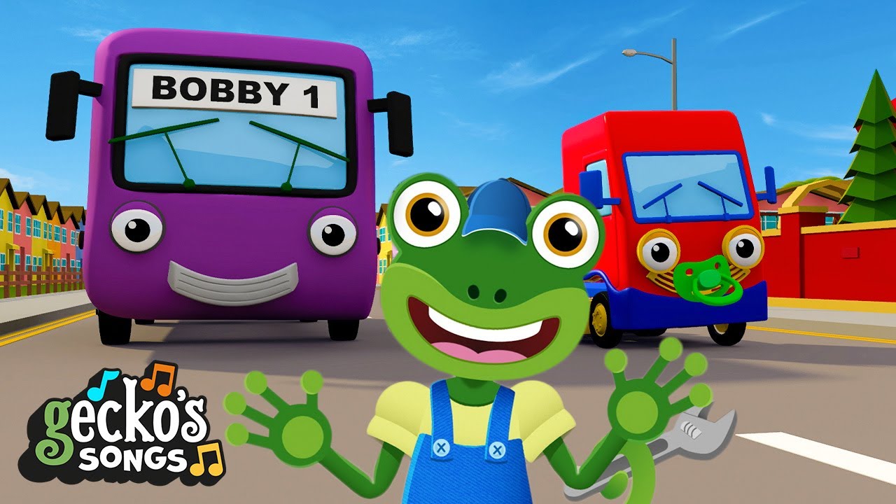 Learn Colors with Bobby & Baby Truck! 🌈 | Gecko's Garage 🚚 | Cartoons ...