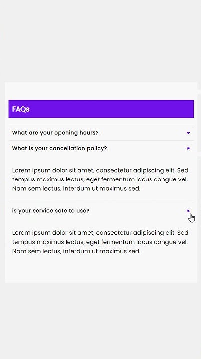 [Trailer] FAQ Accordion Design | HTML And CSS | #Shorts - YouTube