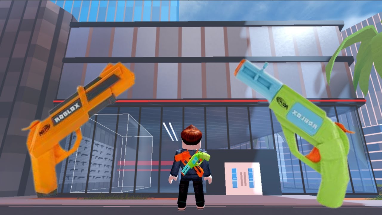 Unlocking the nerf guns in jailbreak - YouTube