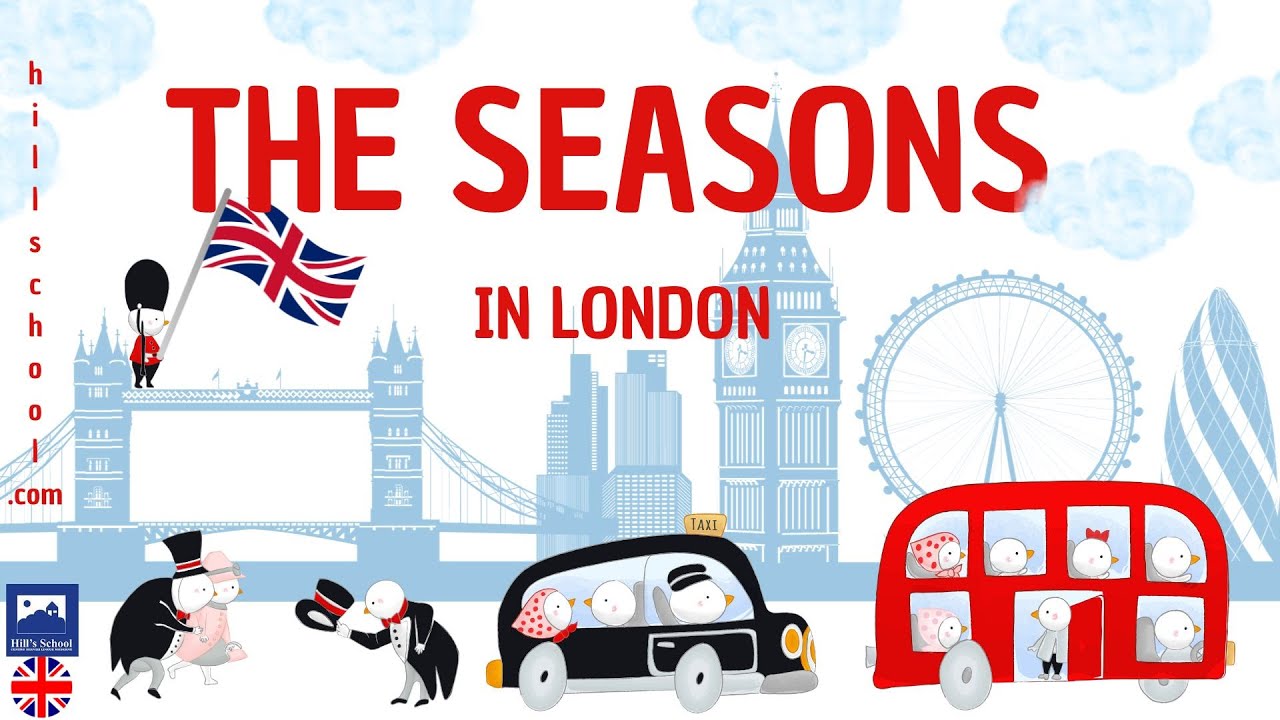 THE SEASONS-The seasons in London-ESL for kids-inglese per bambini-le ...