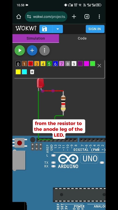 Day #01 of 30 days learning arduino...Kalo bingung bisa ditanyakn #arduino #simulator #wokwi ...