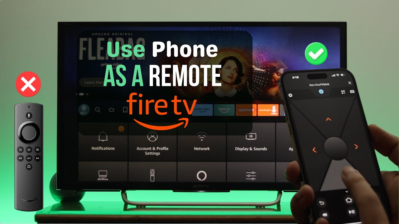 Fire TV Stick: How to Use Phone as a Remote! [Setup iPhones & Android ...