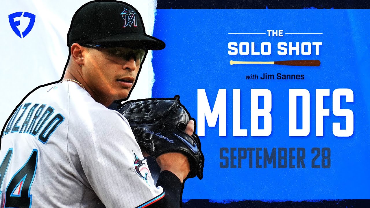 MLB DFS Thursday Slate | Solo Shot - September 28 - YouTube