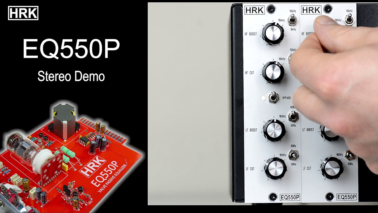 EQ550P | PASSIVE VALVE 2 BANDS PULTEC EQ | BART HRK | STEREO DEMO - YouTube