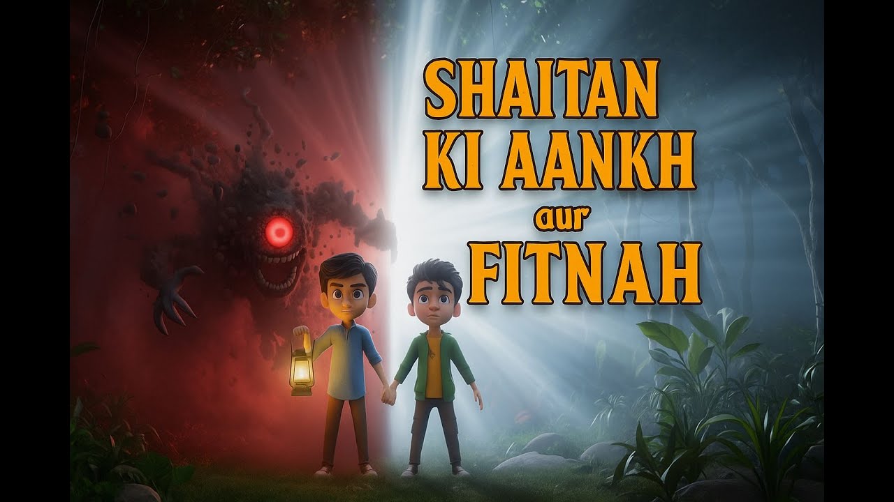 Shaitan ki Aankh or Fitnah | ایمان کی طاقت | Islamic story for kids ...