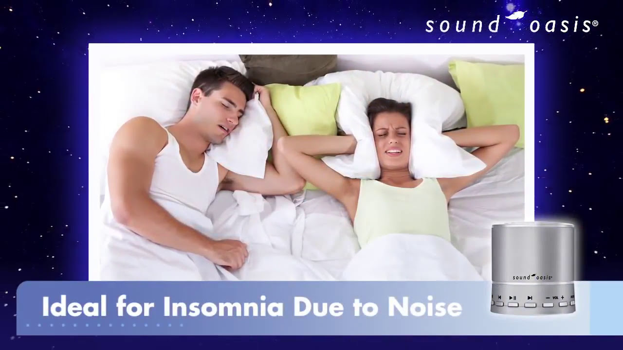 Sound Oasis Bluetooth Sleep Sound Therapy System - YouTube