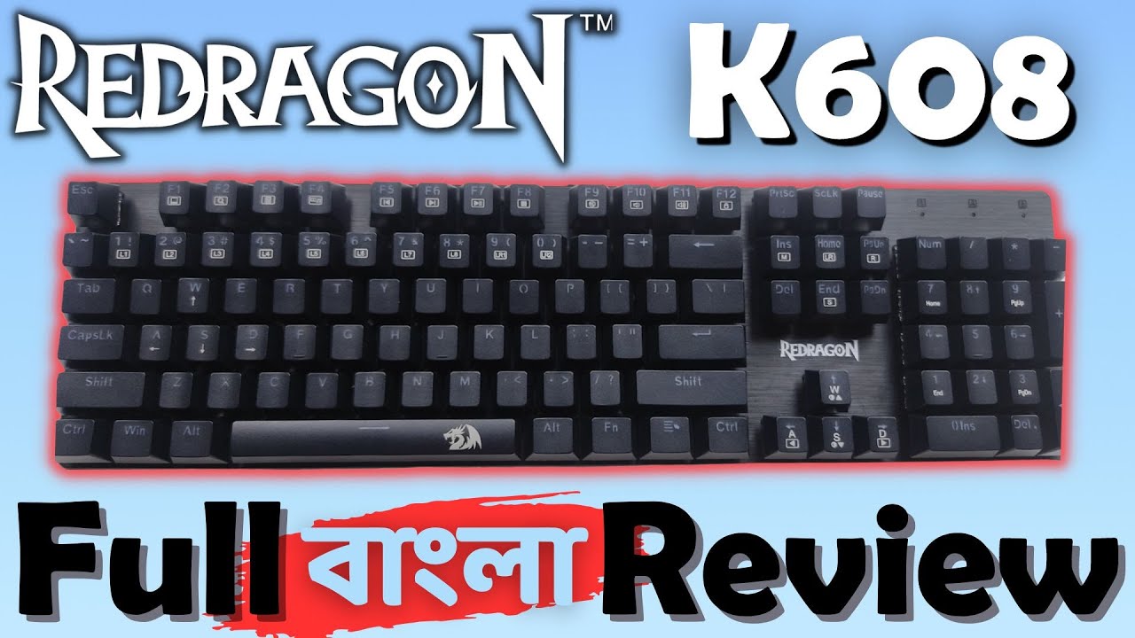 Redragon K608 Valheim Full Review ! - YouTube
