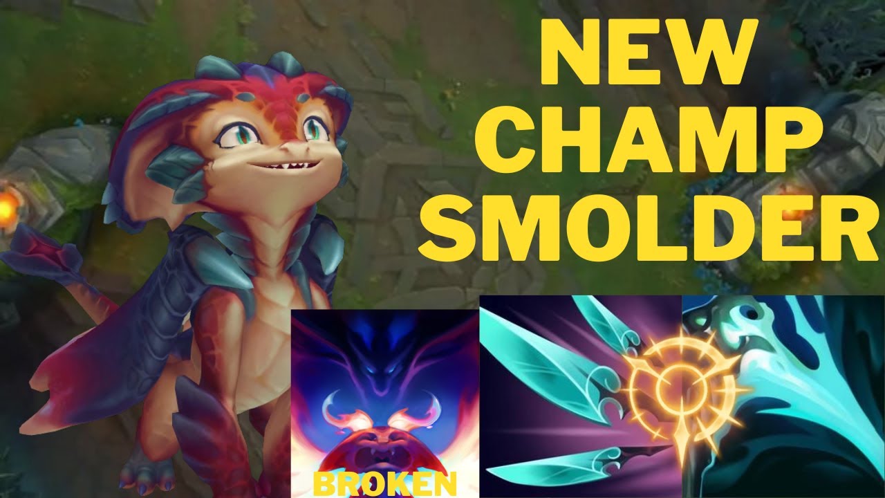 NEW CHAMP SMOLDER IS THE FUNNEST SCALING CHAMPION IN THE GAME - YouTube