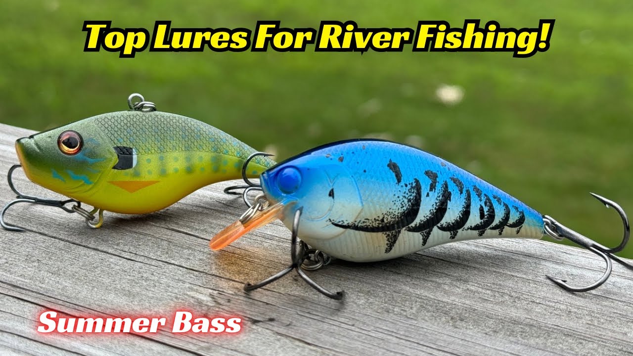 My Best Summer Bass Fishing Lures For River Fishing And Current! - YouTube