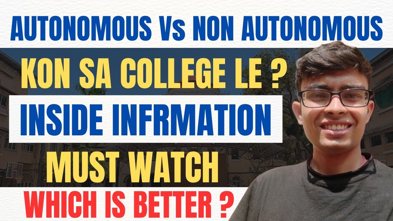 Please Choose Autonomous College For Engineering (My Opinion ...