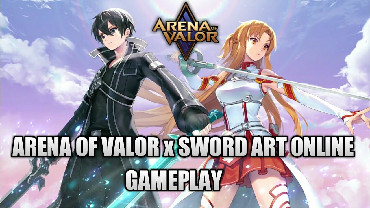 New KIRITO & ASUNA Skins | ARENA OF VALOR x SWORD ART ONLINE | AOV ...