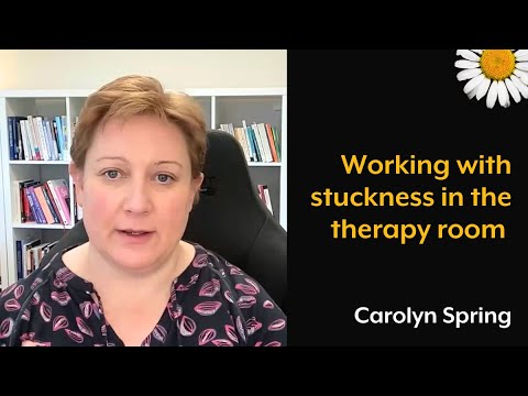 Working with stuckness in the therapy room - YouTube