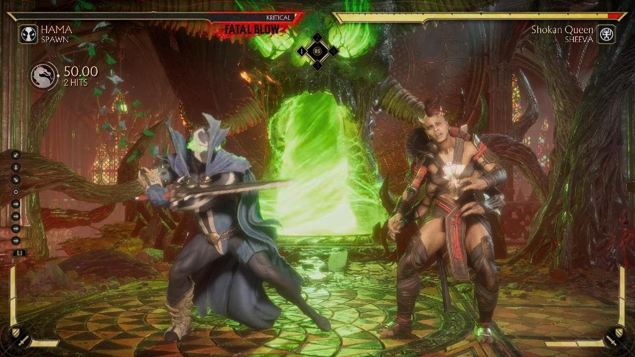 Mortal Kombat 11 my insane spawn damage - YouTube