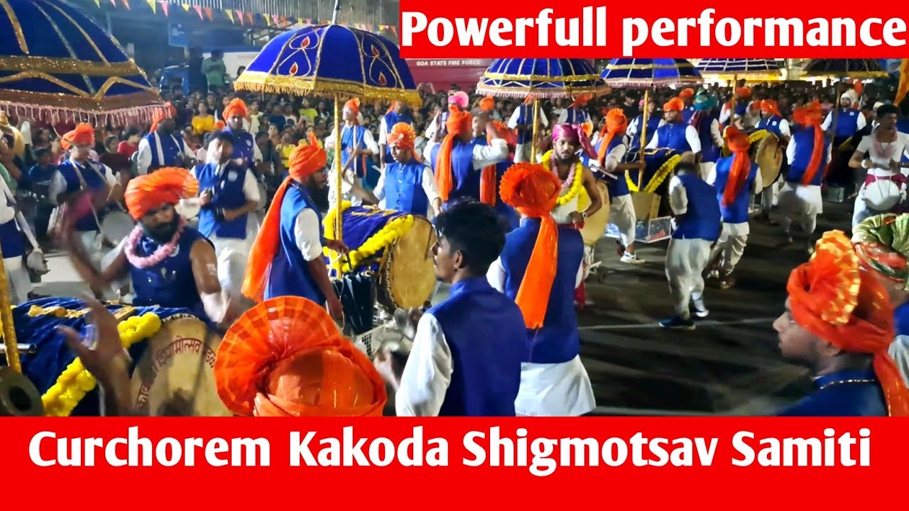 Curchorem Kakoda Shigmotsav Samiti Performance At Curchorem - YouTube