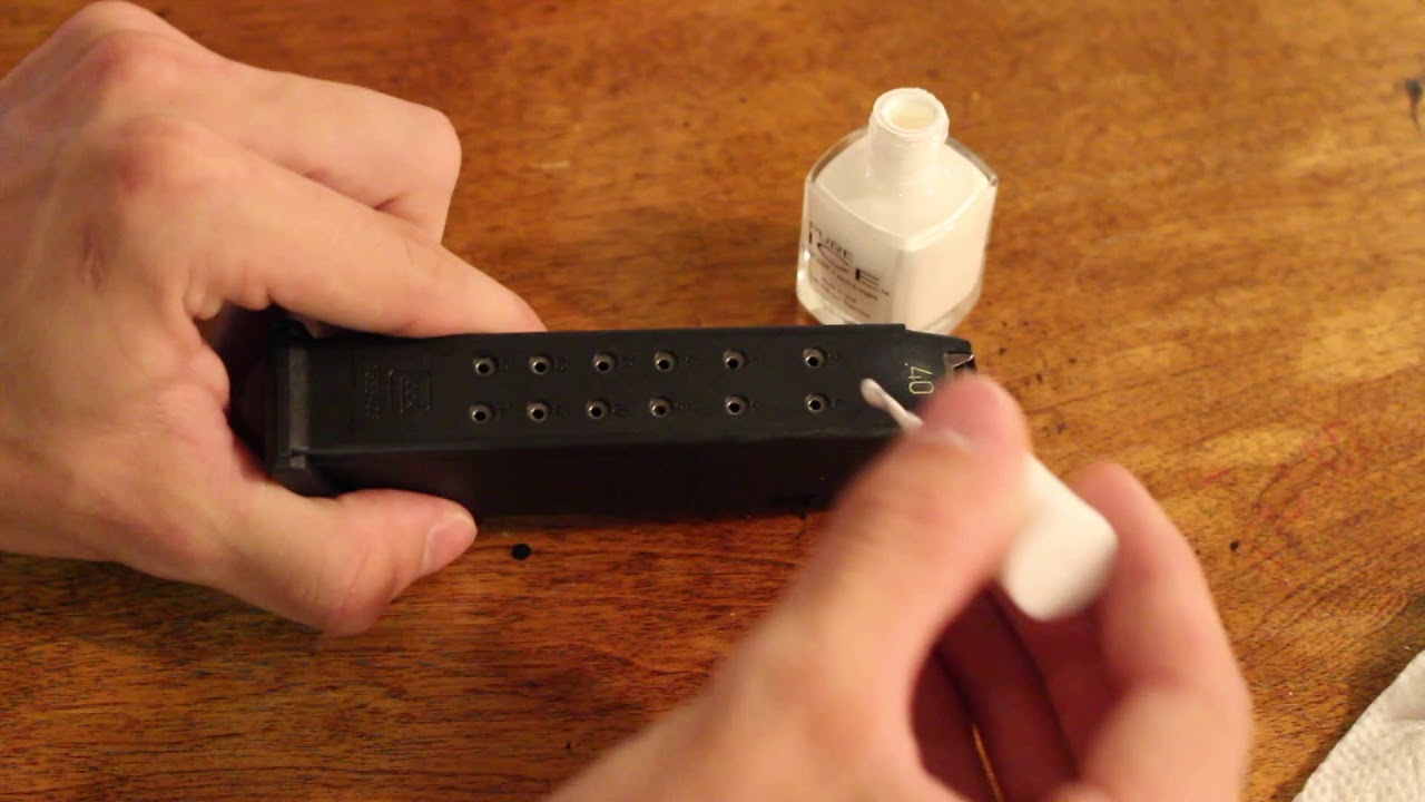 Color Fill: Cheap And Easy Glock/AR/Magazine Mod! - YouTube