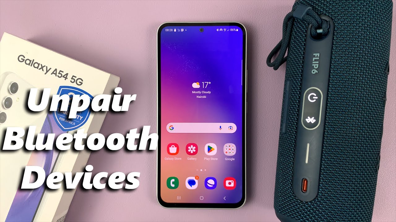 How To Disconnect & Unpair Bluetooth Devices On Samsung Galaxy A54 5G ...