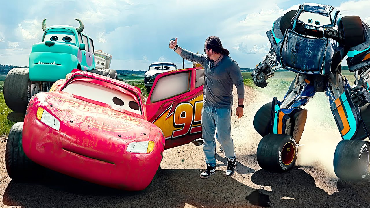 Lightning McQueen in Real Life Cars - YouTube