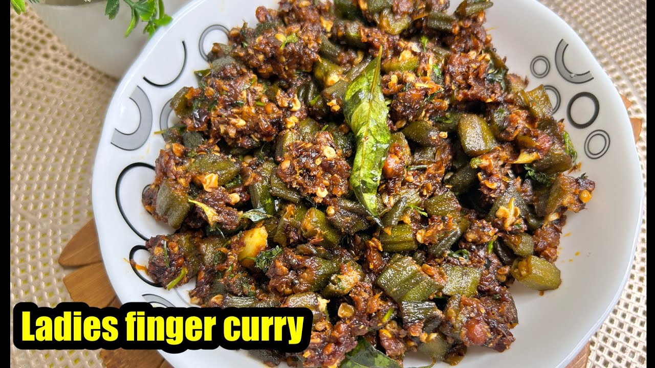 South Indian style ladies finger curry very tasty curry👌👌|| All in one ...