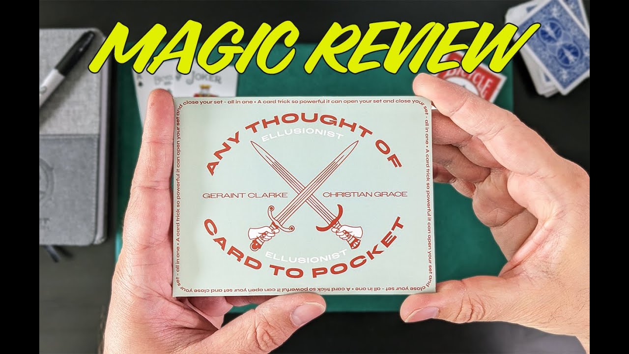 Magic Review - Any Thought of Card to Pocket from Ellusionist with ...