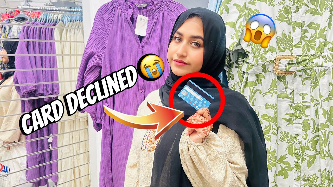 Shopping k bad card decline itni sharmindagi😩😂 || #alizehjamali - YouTube