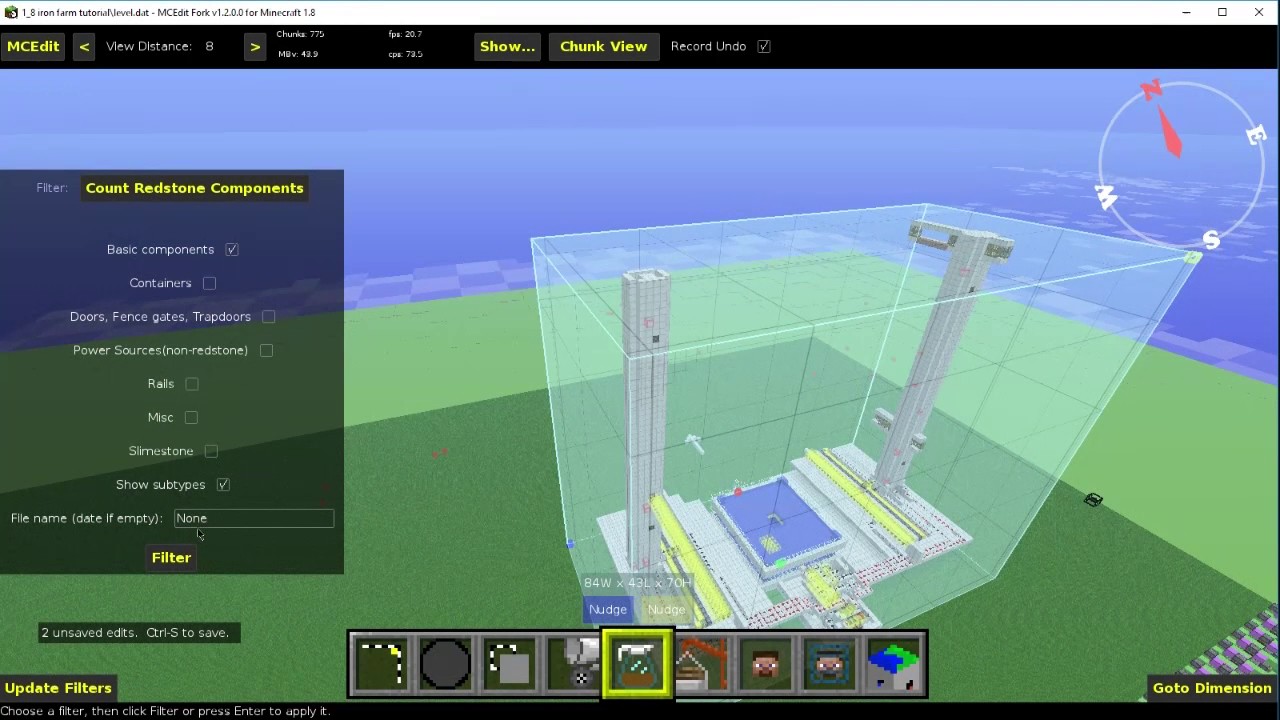 Contar Componentes de Redstone | MCEdit Filter - YouTube