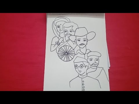 Martyrs day drawing // Drawing of martyrs day - YouTube