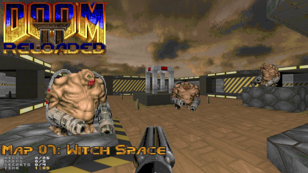 Doom 2 Reloaded - Map 07: Witch Space (UVMax 2:45) - YouTube