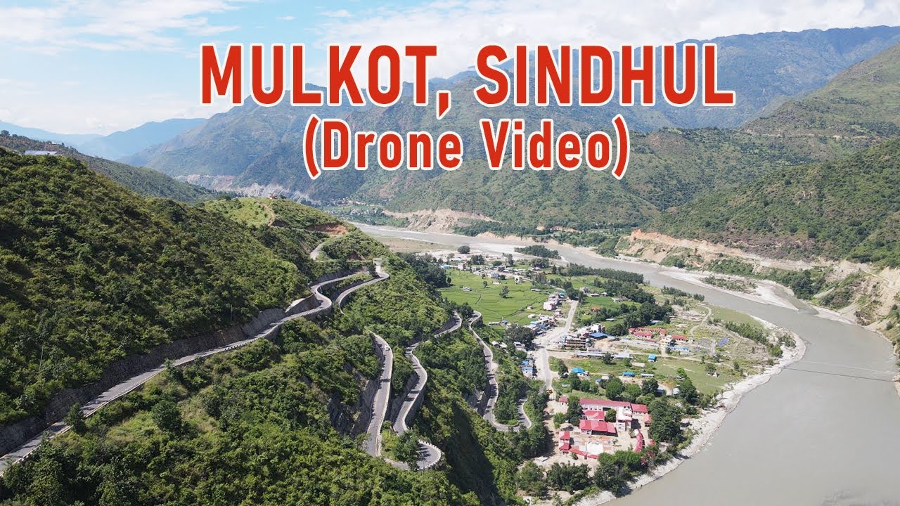 A DRONE VIEW OF MULKOT ॥ SINDHULI - YouTube