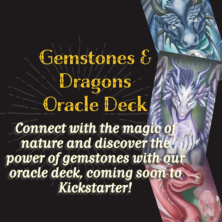Gemstones And Dragons Oracle Tarot Oracledeck Digitalart Art Oraclecards Dragon