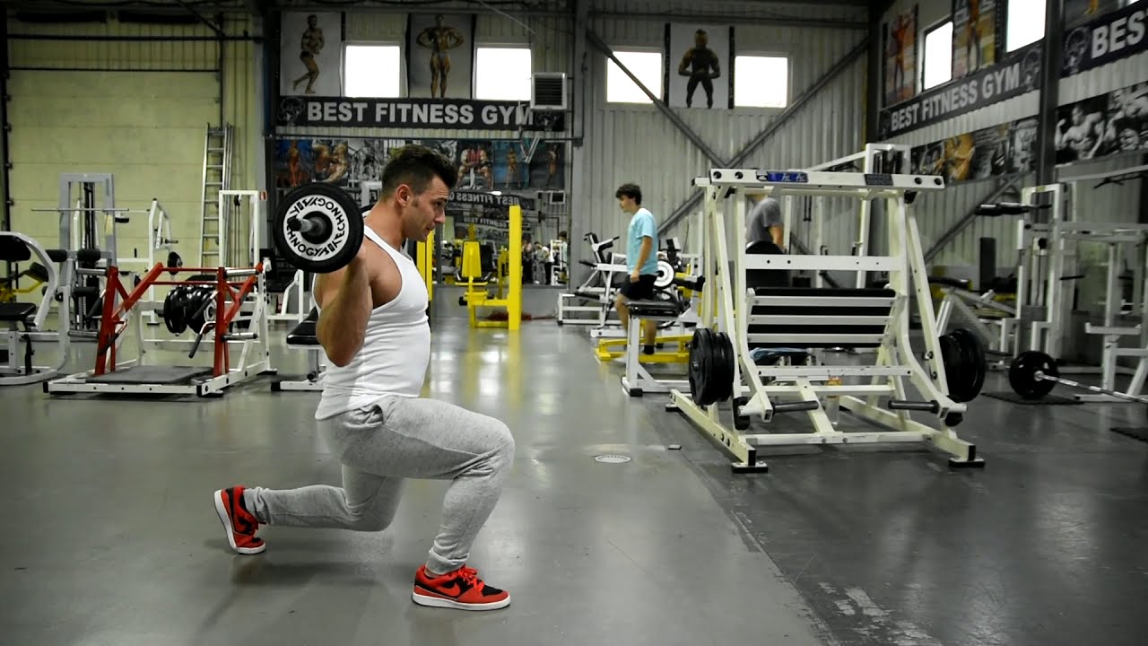 Fandari | Lunges | Tutorial exercitii culturism - YouTube