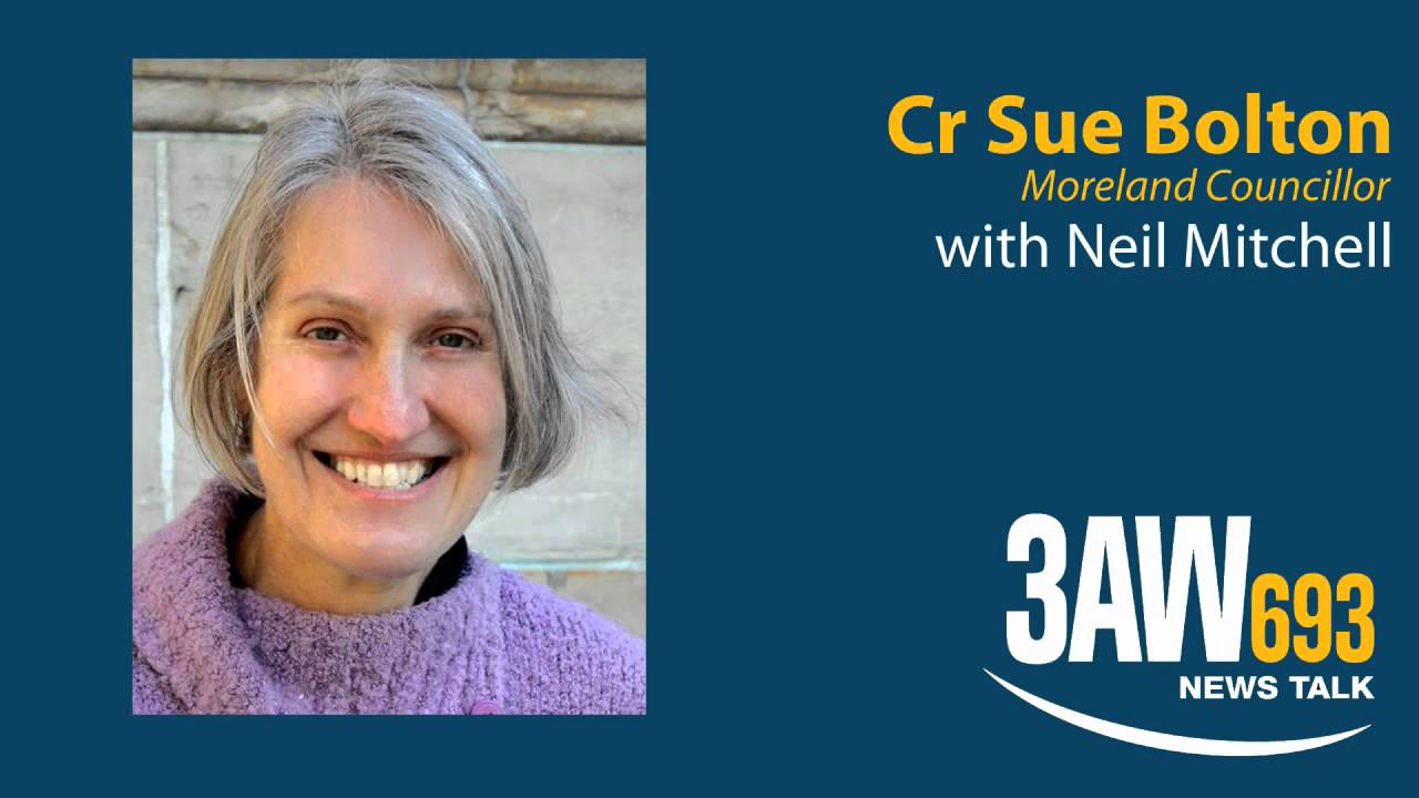 Moreland Cr Sue Bolton speaks with Neil Mitchell - YouTube