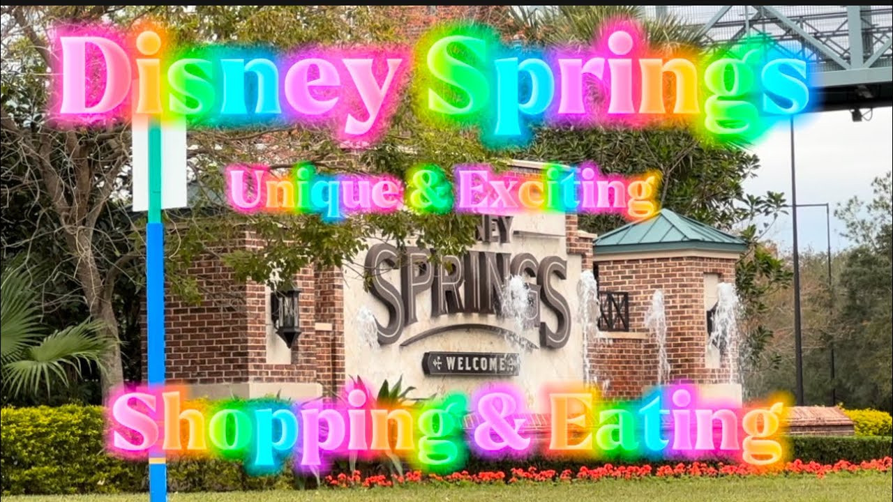 Disney Springs Orlando, Florida - YouTube